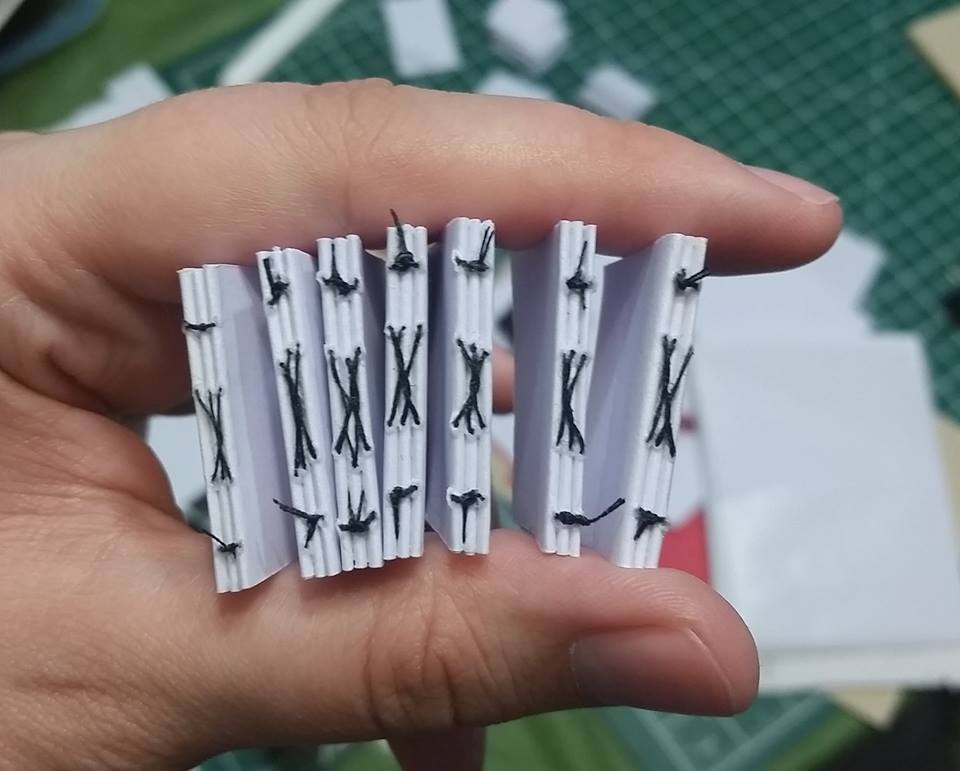Miniature books – Lapel pins – Arielle's Bindery